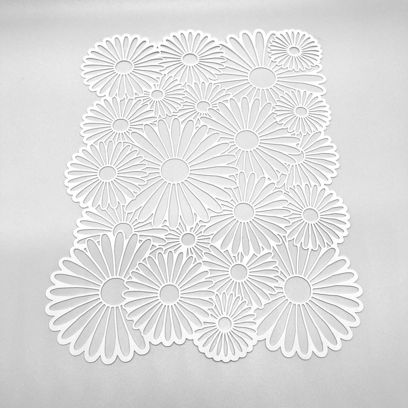 STENCILS | Going Daisies | Mixed Media | Ideal for Gel Plate Printing ...