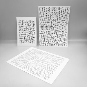 STENCILS | Disco Dots and Dashes Style 1 | Mixed Media | Ideal for Gel ...