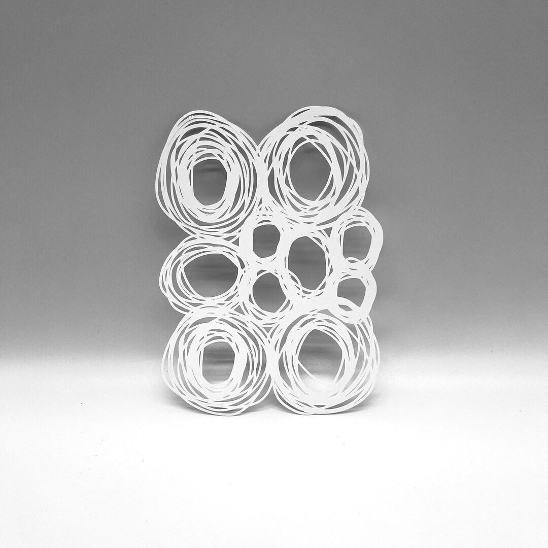 Nested Circles Stencil | Gel Plate Printing, Polymer Clay - Etsy