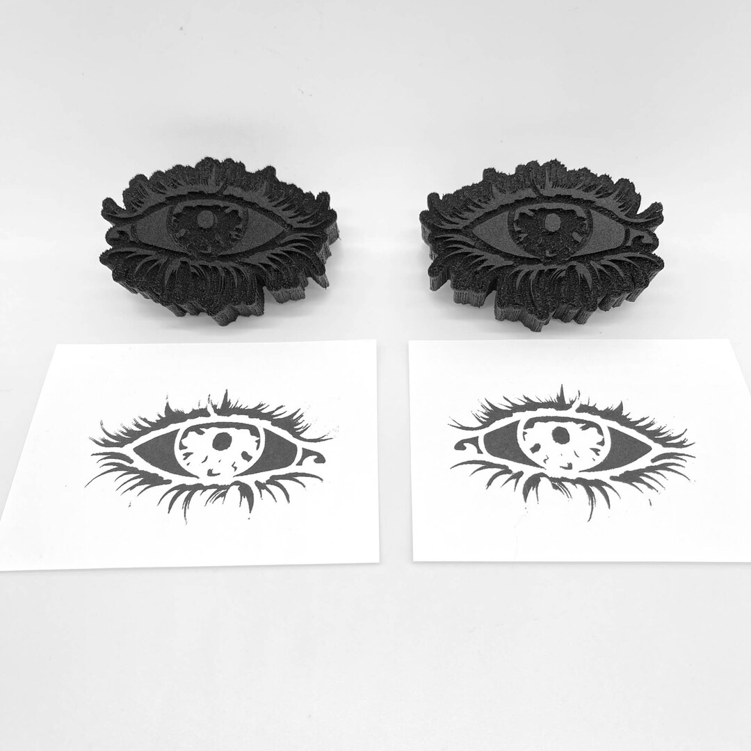 FOAM STAMPS | Eye See You | Mixed Media | Artists' Tools - Etsy