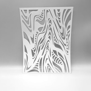 STENCILS | Marble Madness | Mixed Media | Ideal for Gel Plate Printing, Color Sprays, Paint and ...