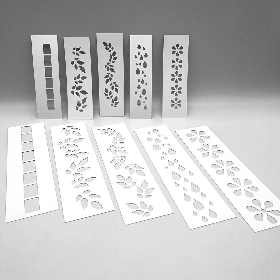 STENCIL Boundless Border Designs Vol 1 Mixed Media by CERI Ideal for ...