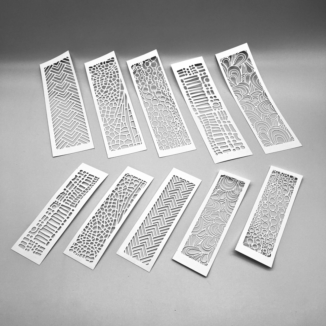 STENCIL | Strips Volume 3 - Sets of 5 | Mixed Media | Ideal for Gel ...