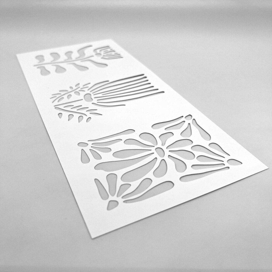 Flora Fauna Stencil Set | Gel Plate Printing, Polymer Clay - Etsy