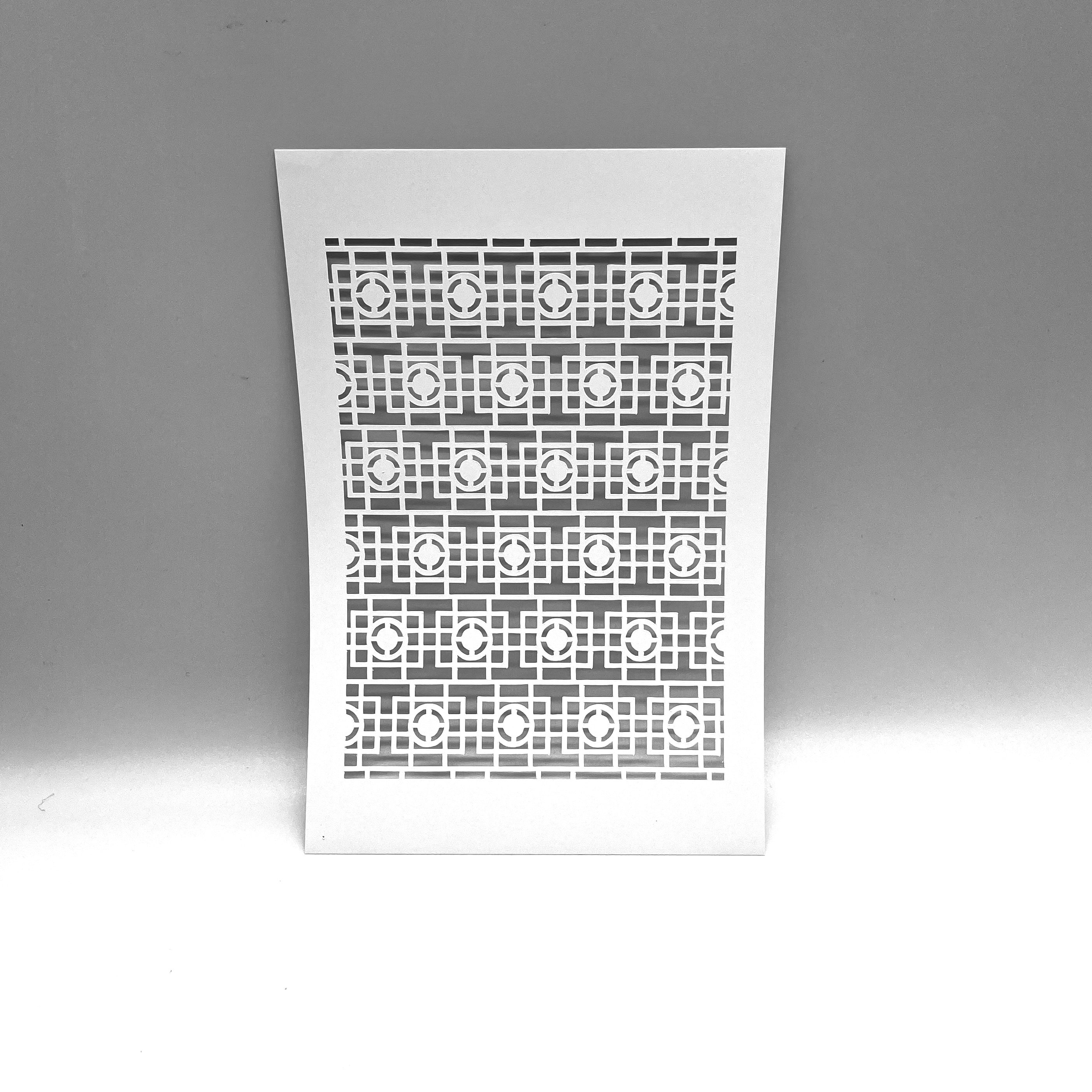 STENCILS Craftsman Rectangle Lattice Style 2 Mixed Media - Etsy