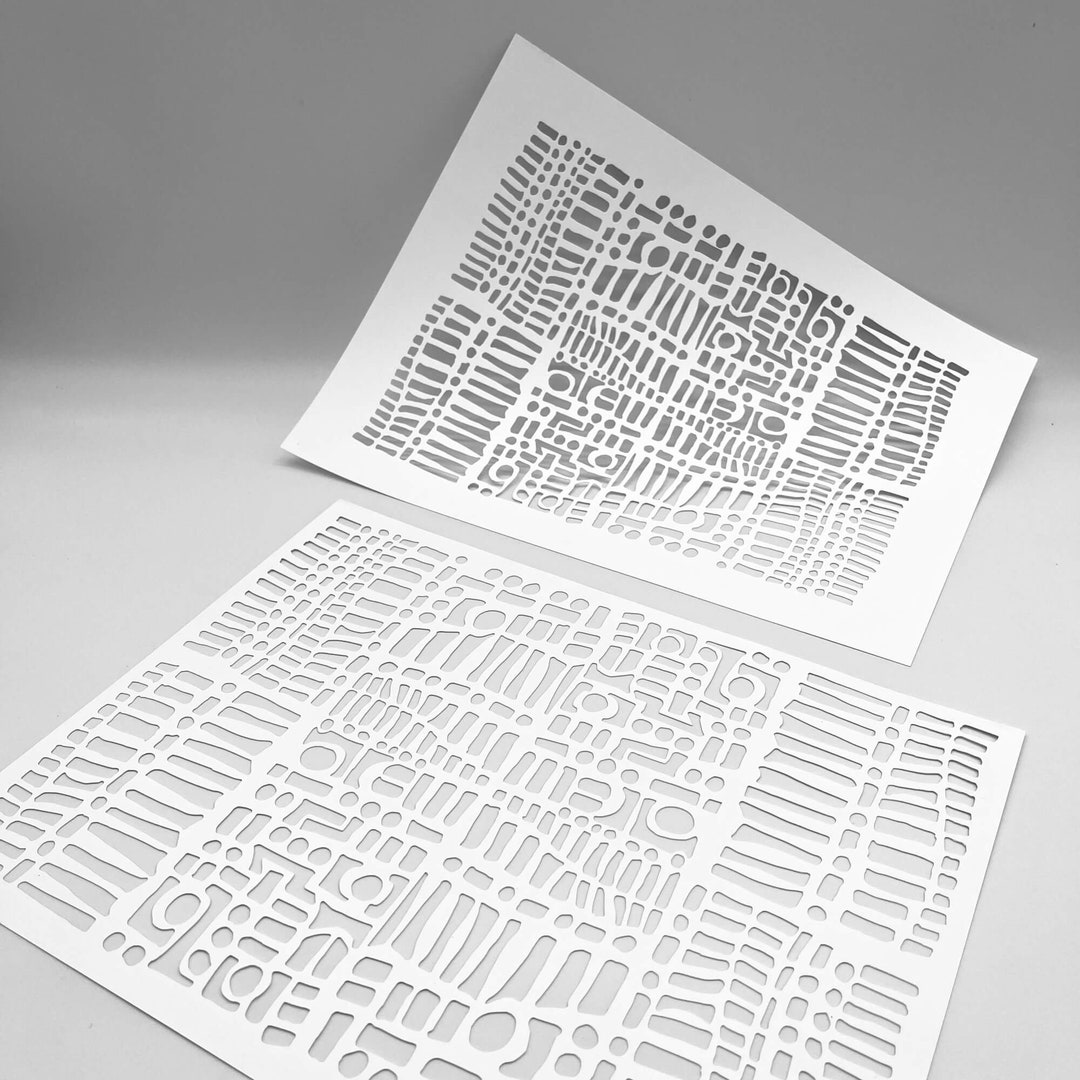 STENCILS | SPECIAL - Geometric Polynesian AKA Geo Poly | Mixed Media ...