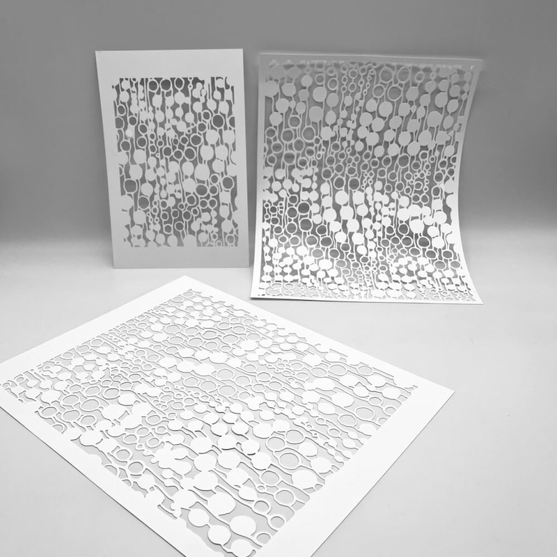 Organic Texture Stencils - Etsy