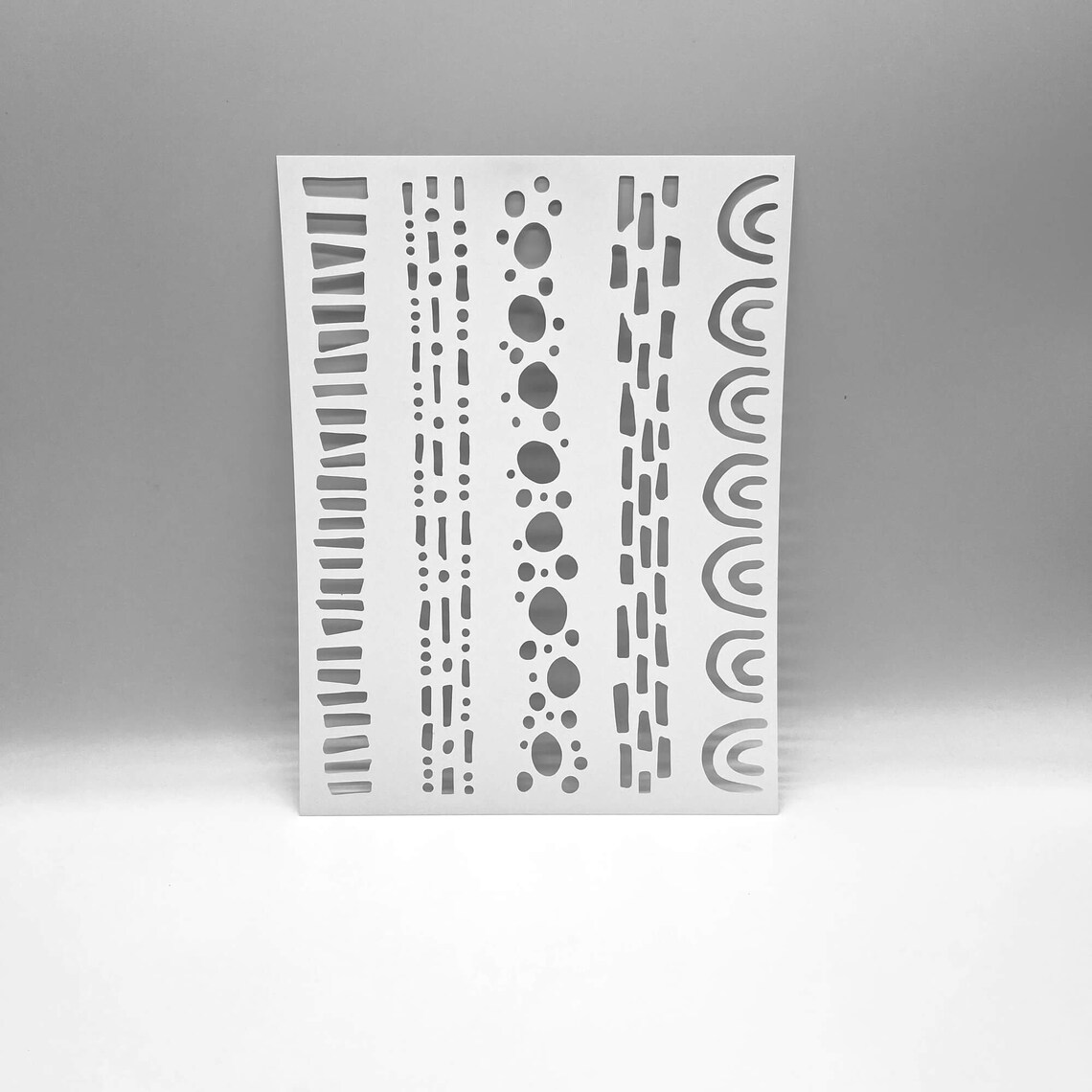 Messy Borders Stencils | 9x12 Mixed Media Gel Printing - Etsy