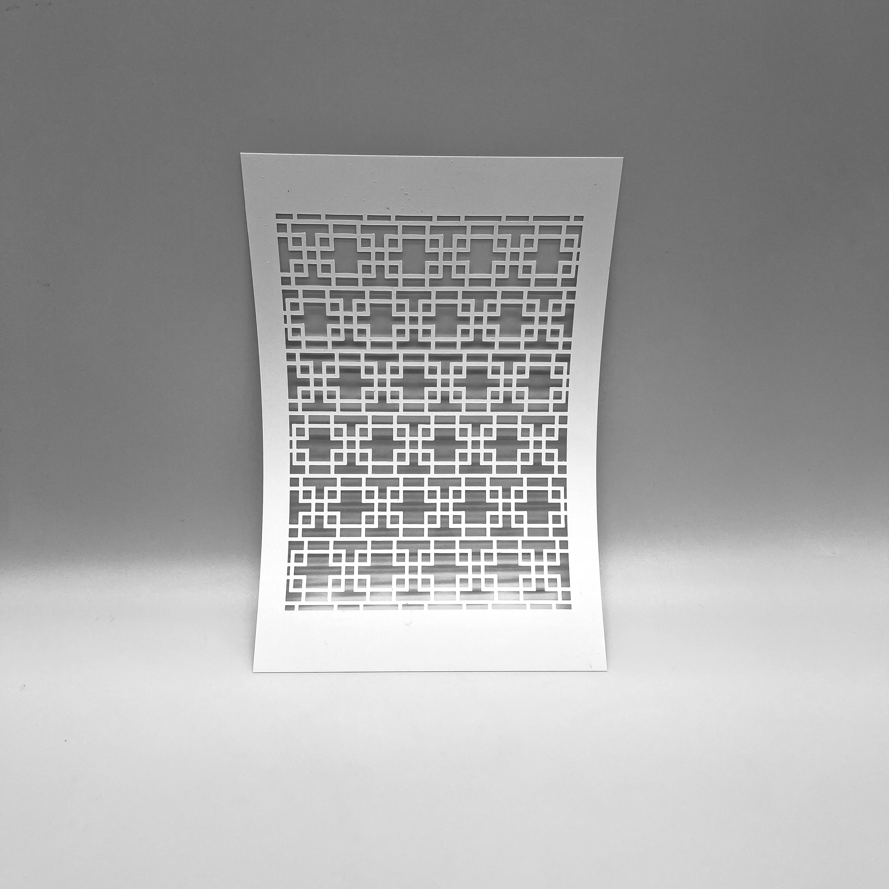 STENCILS Craftsman Rectangle Lattice Style 1 Mixed Media - Etsy