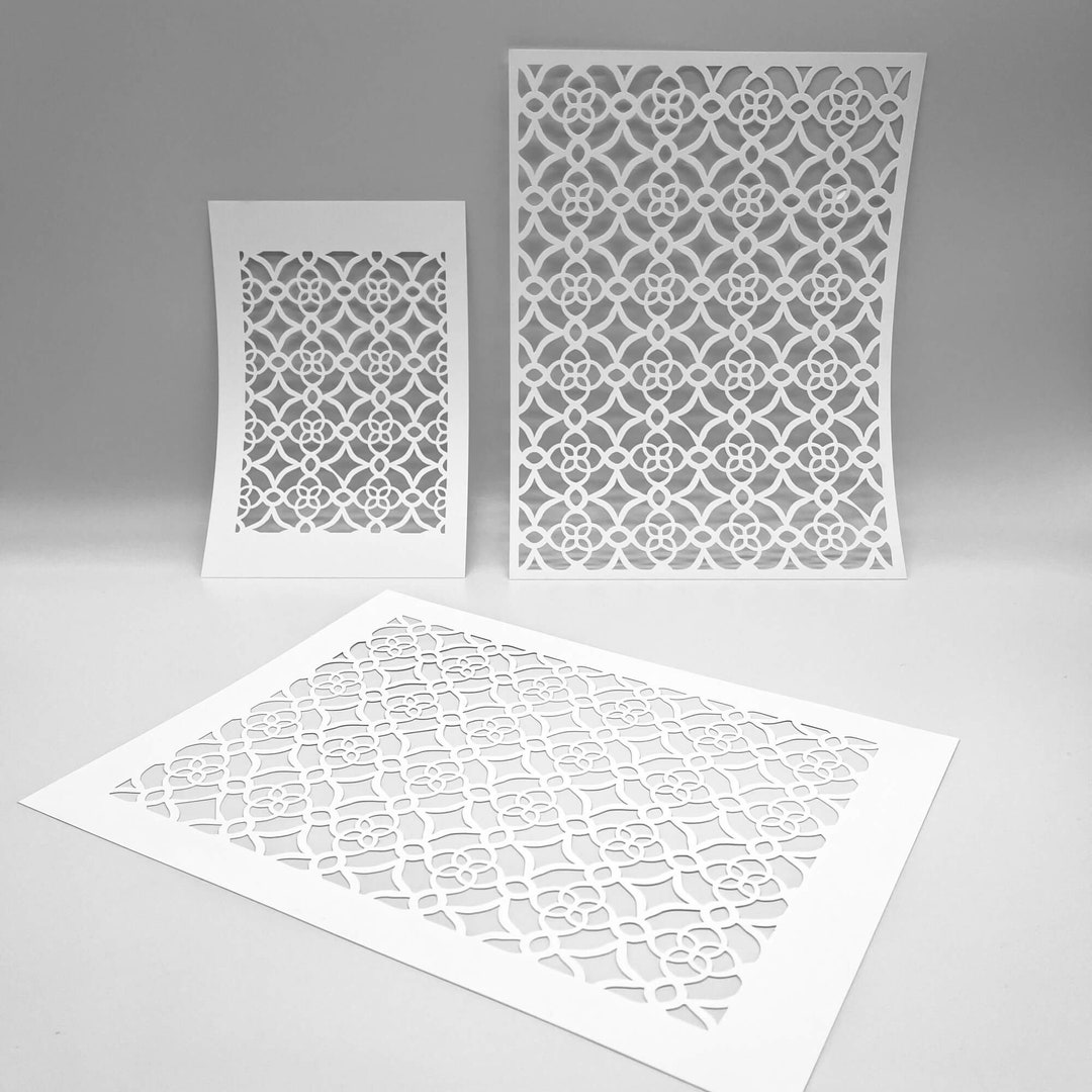 STENCILS | Diamond Rings Style1 | Created by Eddie Reyes | Ideal for ...