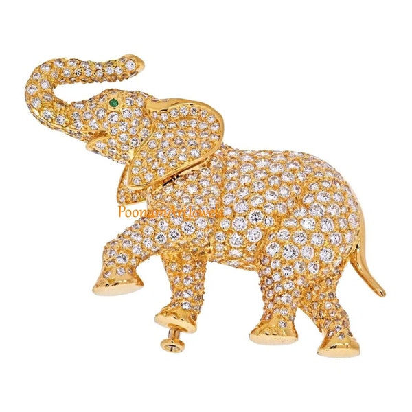 Elephant Brooch - Etsy