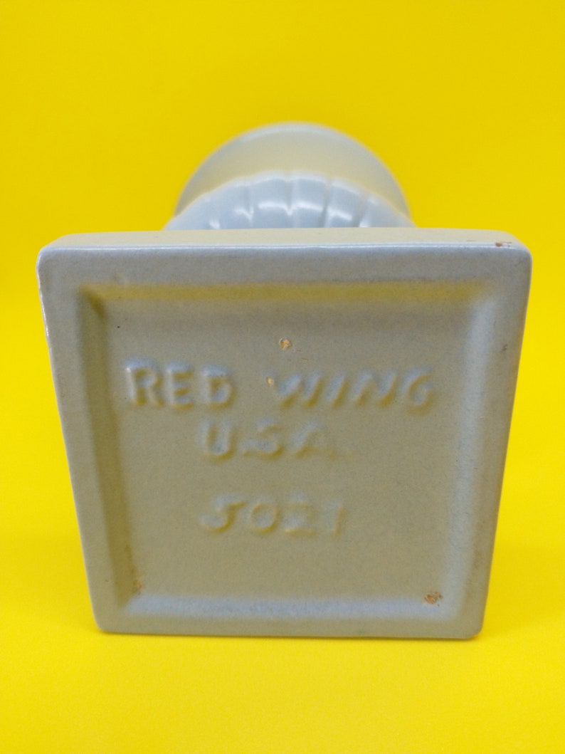 Vintage Red Wing Pottery USA Pale Blue Vase 5021 - Etsy