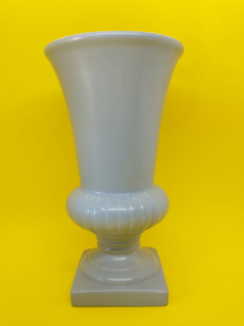 Vintage Red Wing Pottery USA Pale Blue Vase 5021 - Etsy
