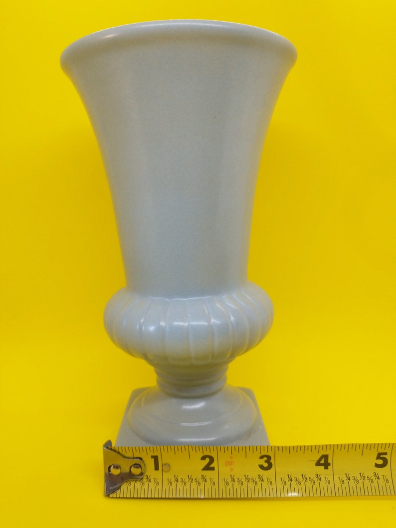 Vintage Red Wing Pottery USA Pale Blue Vase 5021 - Etsy