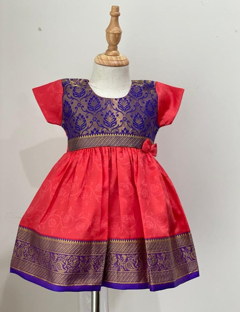 Pattu Frocks/pattu Pavadai/traditional Frocks/parkar - Etsy