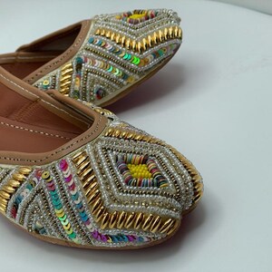 Pearl Embroidered Handcrafted Jutti for Girls/khussa/mojaris/ballet ...