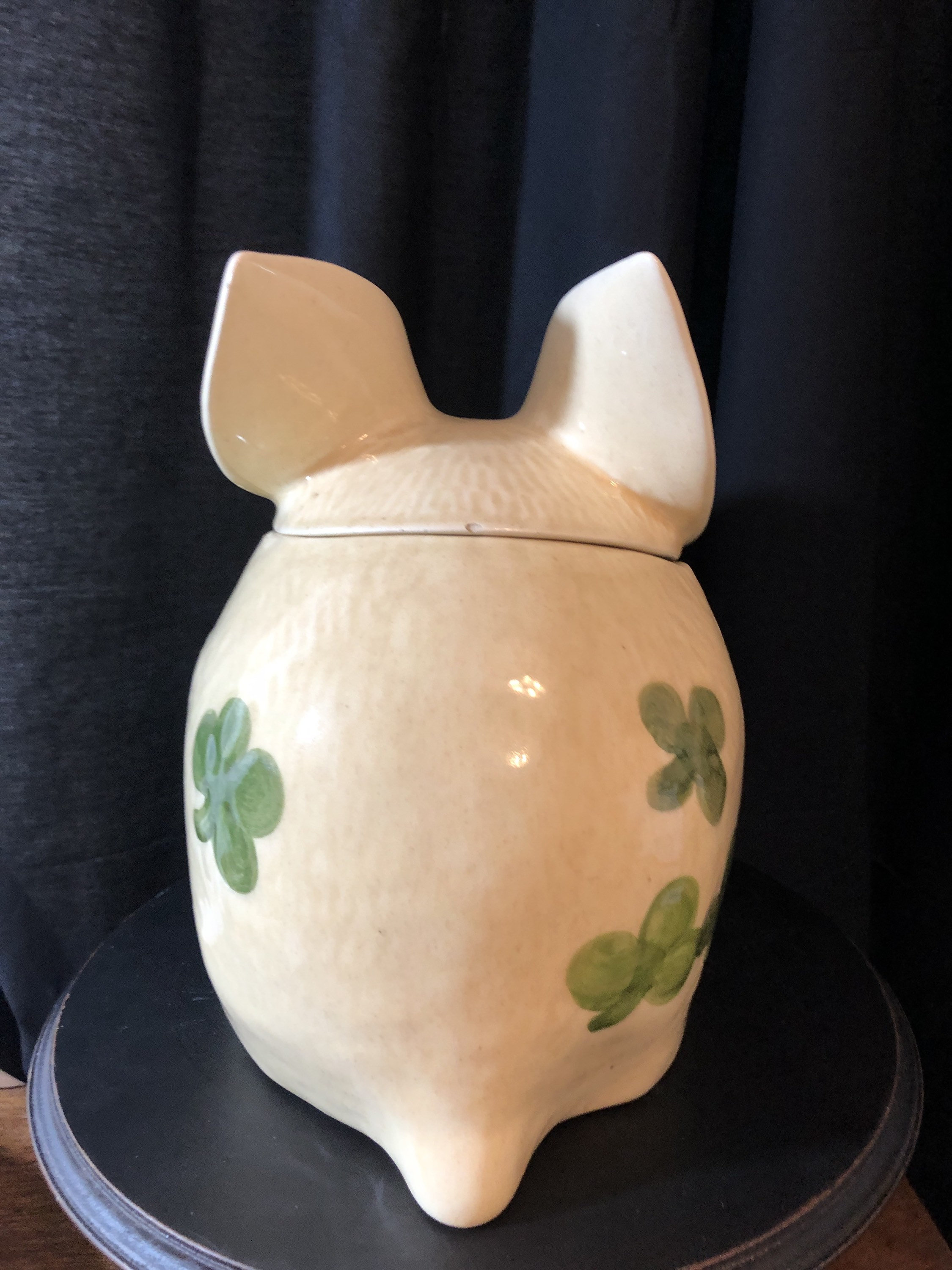 Vintage ceramic bunny cookie jar | Etsy