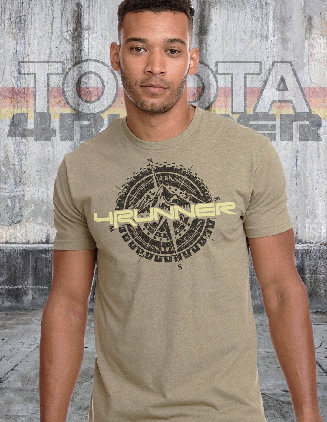 4runner Compass Tee Warm Gray - Etsy