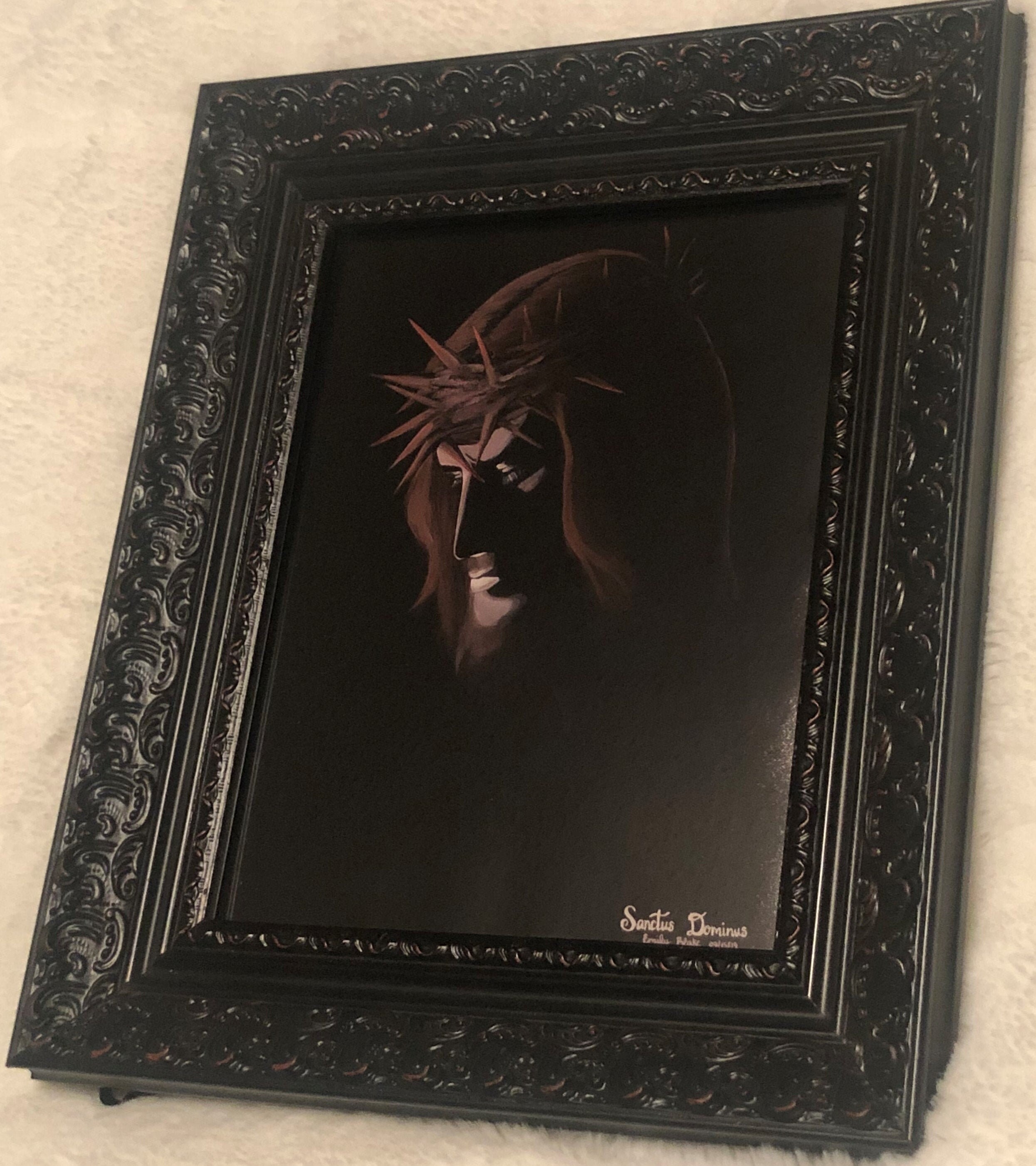 Crown of Thorns Sanctus Dominus holy Lord 8x10 - Etsy