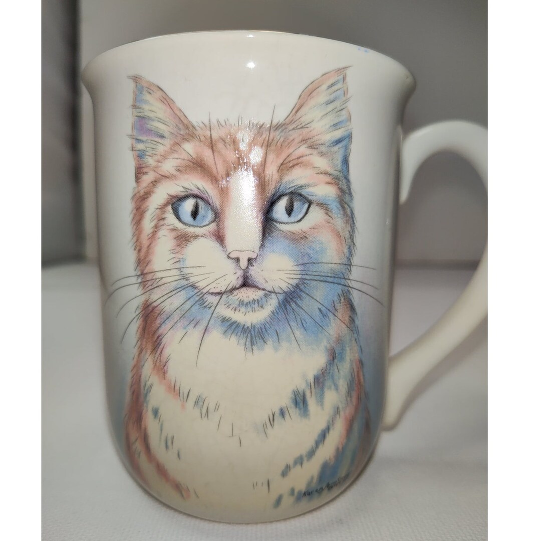 Otagiri Japan Calico Cat Ceramic Mug Creative Collection 1989 Karen ...