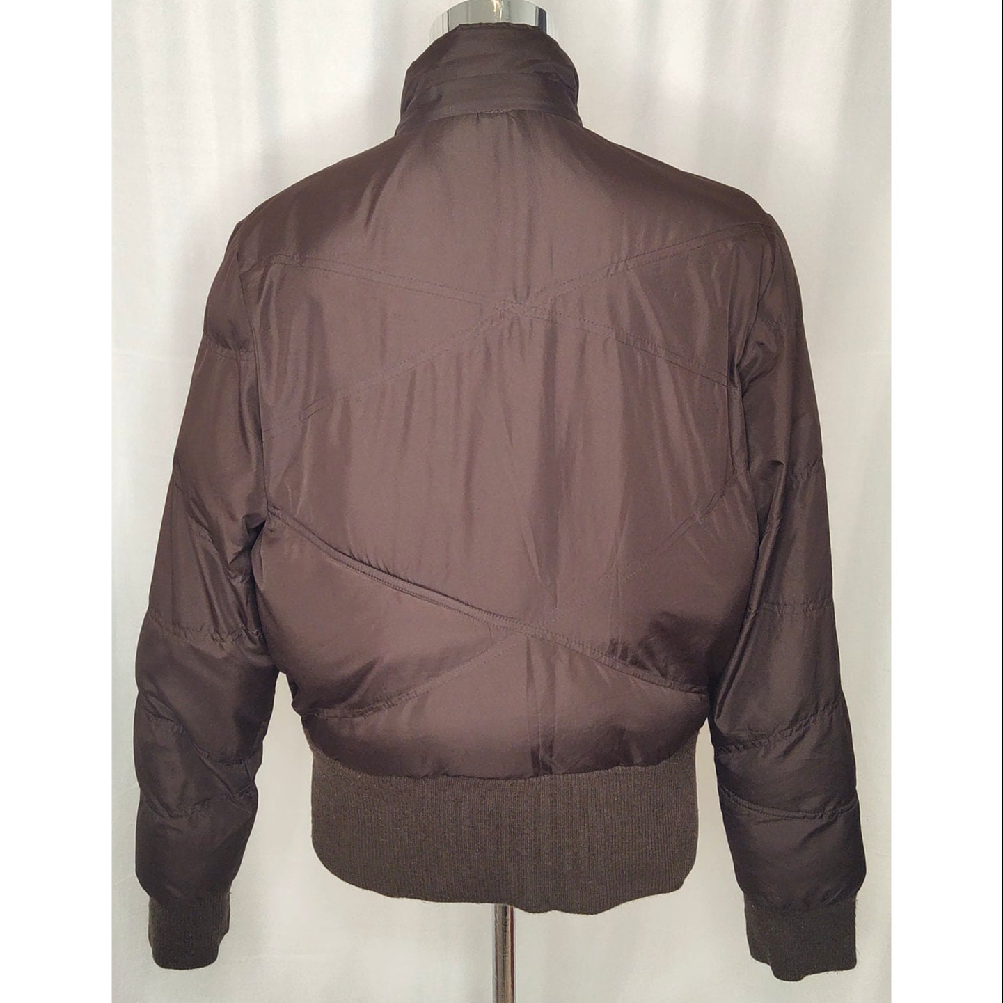 Vintage Fubu Puffer Jacket Dark Brown Winter Coat 90s Y2K Gold ...