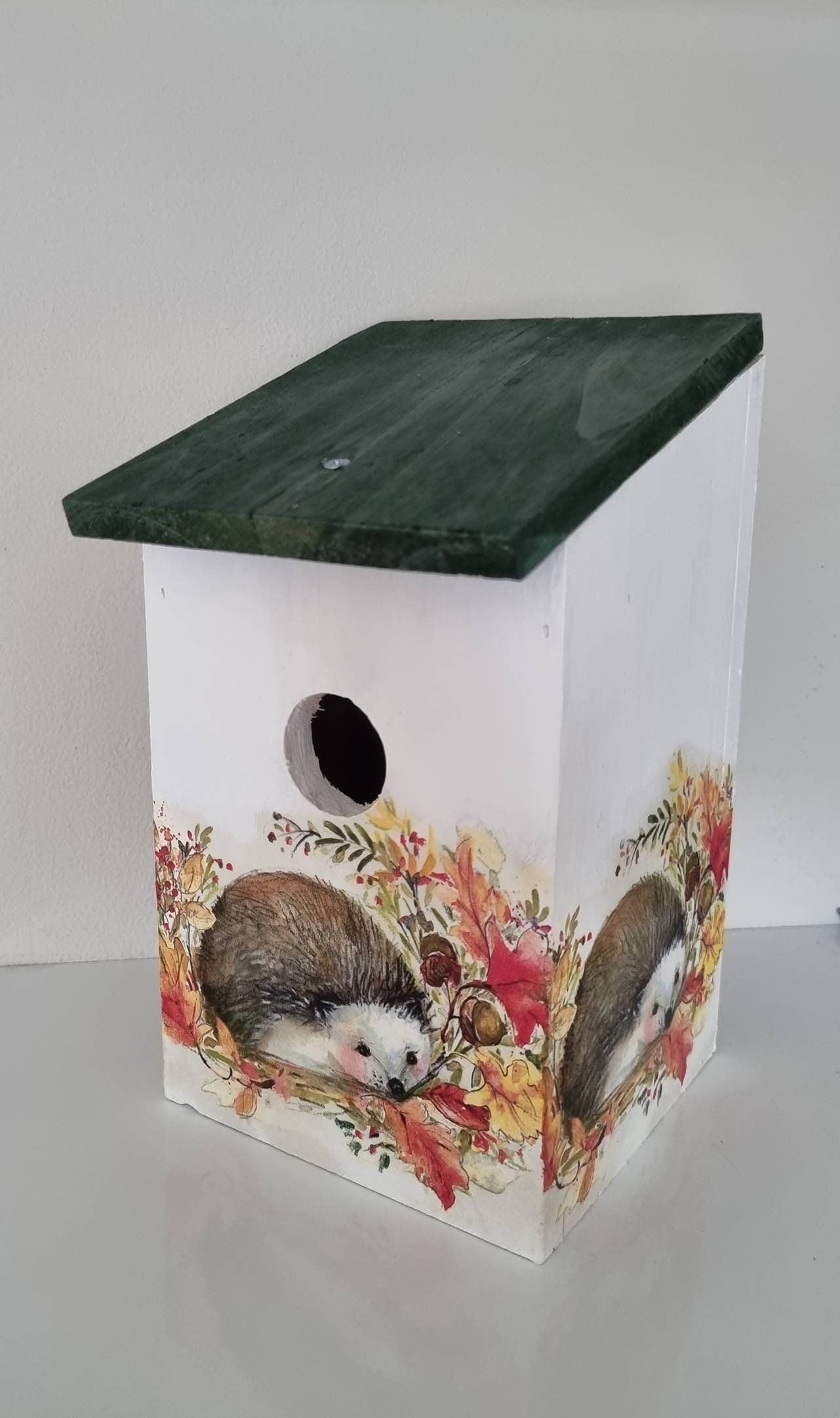 MORE DESIGNS Hand Decorated Bird Boxes/rabbit Flowers/hedgehog/stag - Etsy