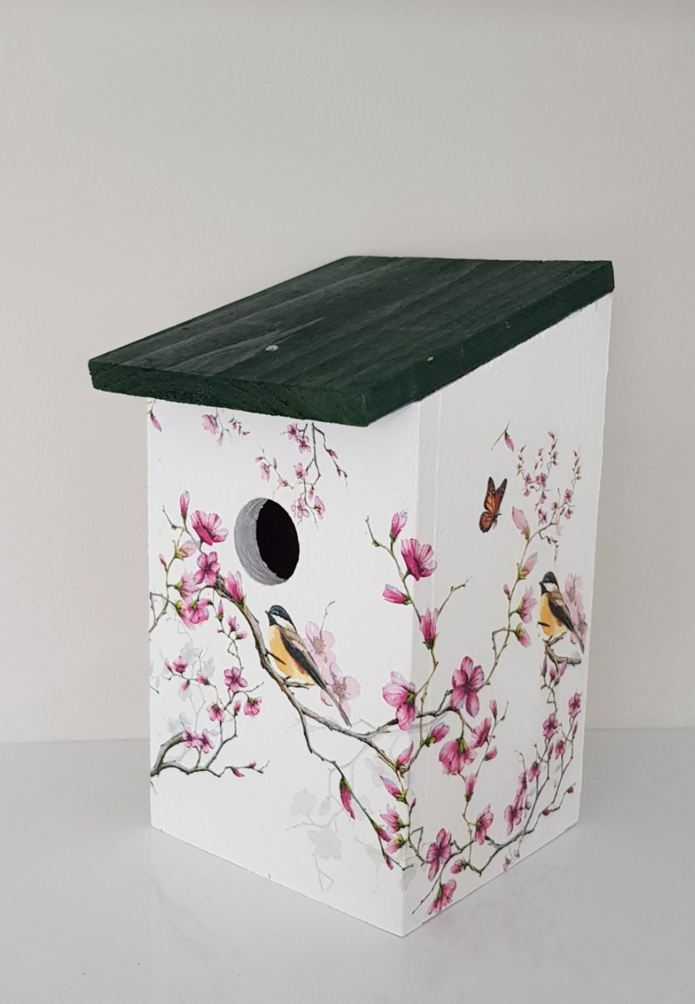 MORE DESIGNS Hand Decorated Bird Boxes Robin/fox/bee/butterfly - Etsy UK