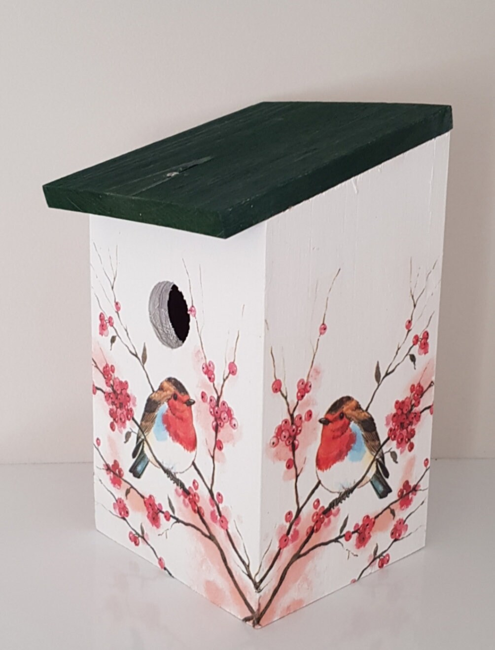 MORE DESIGNS Hand Decorated Bird Boxes Robin/fox/bee/butterfly - Etsy UK
