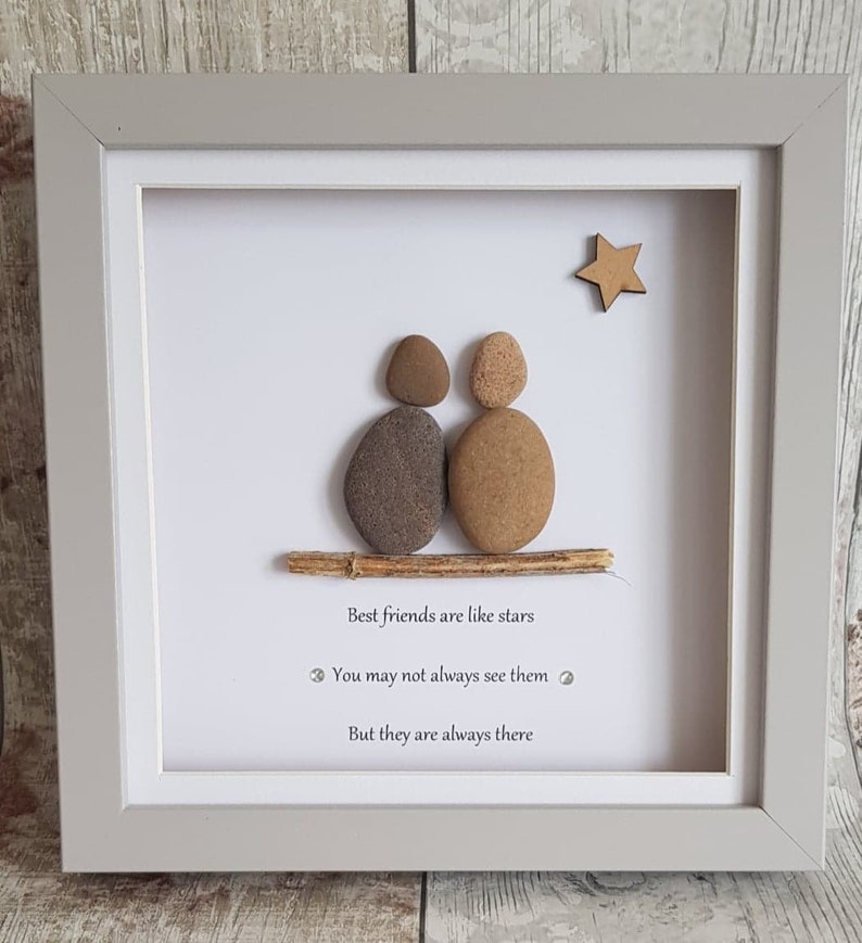 More Designs - Personalised Framed Pebble Art Family/wedding/friends ...