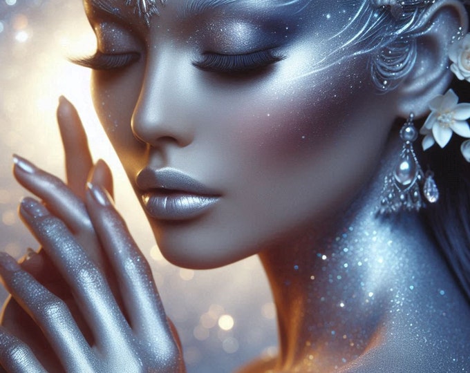 Marid Djinn: the White Light Marid Zayira Pre Owned by Sister Witch Margaret Rose - Etsy