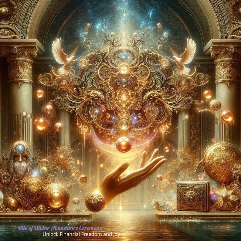 Rite of Divine Abundance Ceremony - Unlock Financial Freedom and Joy - Etsy