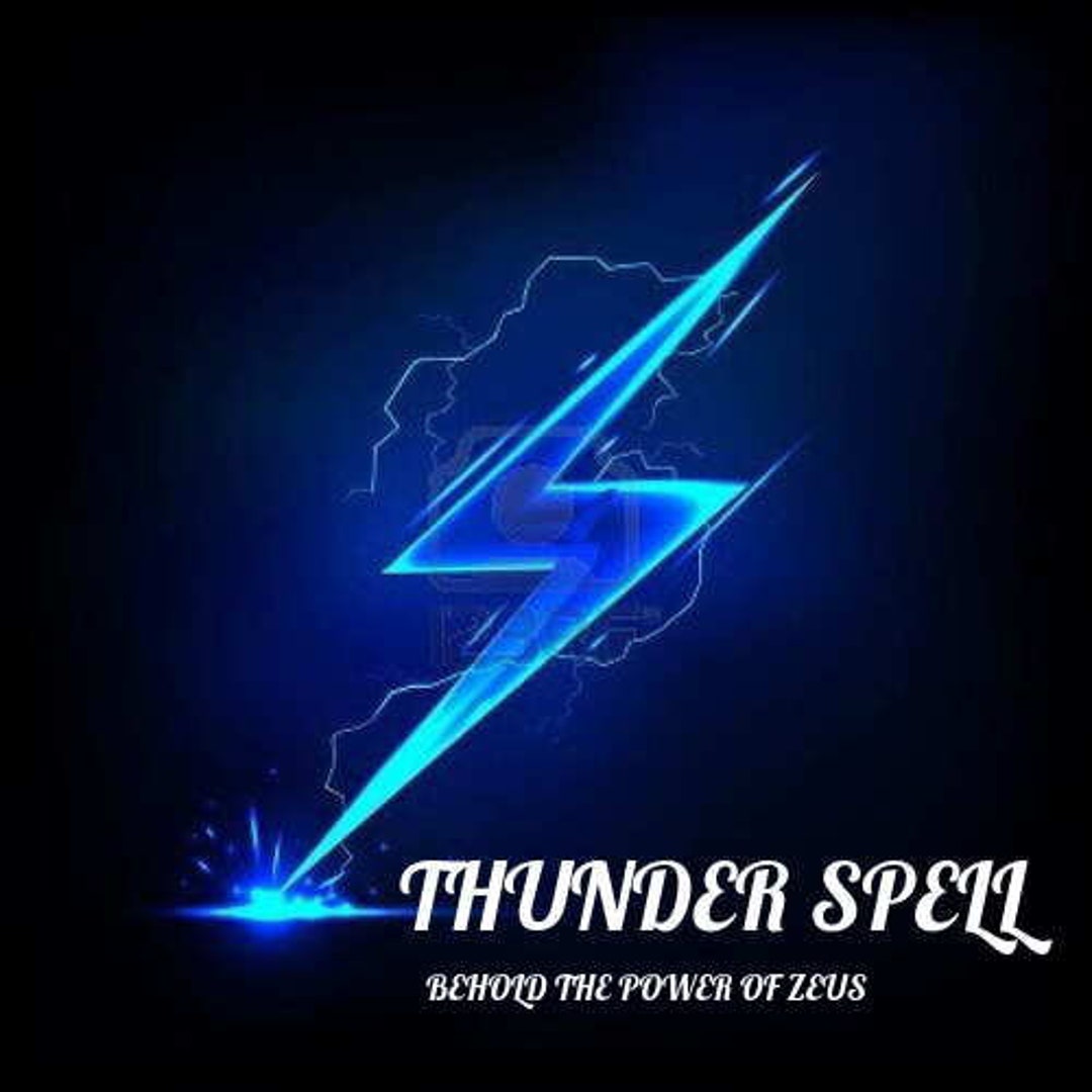 THUNDER SPELL - Behold the Powers of Zeus - Etsy