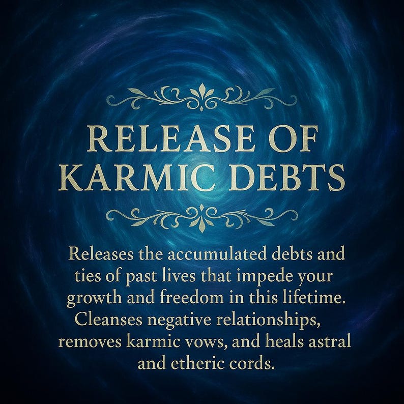Karmic Release – Spiritual Renewal & Energy Freedom - Etsy