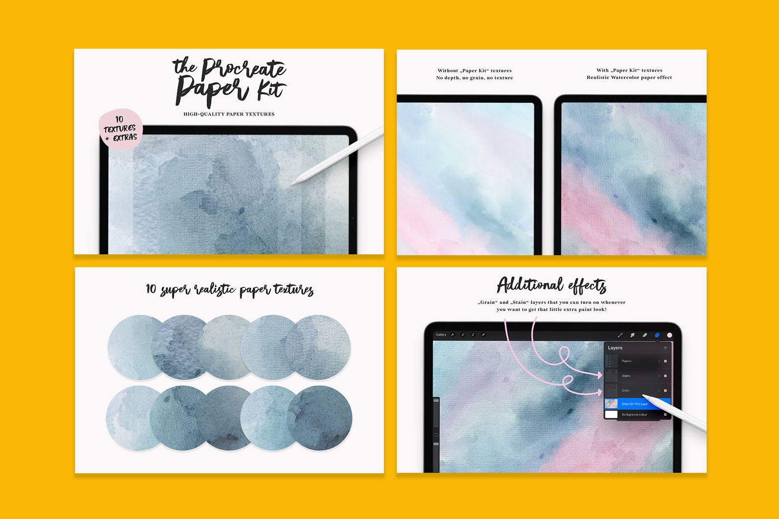 Procreate Bundle II Procreate Brush Bundle Gouache Brushes - Etsy