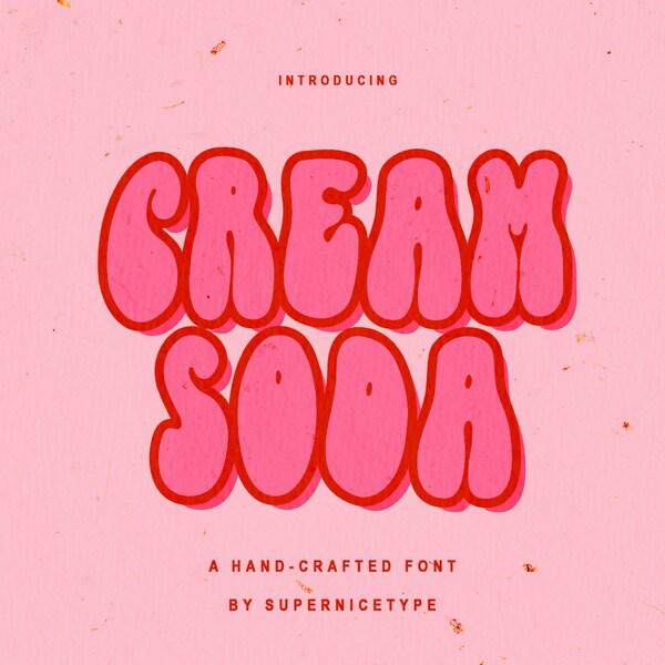 Soda Font - Etsy