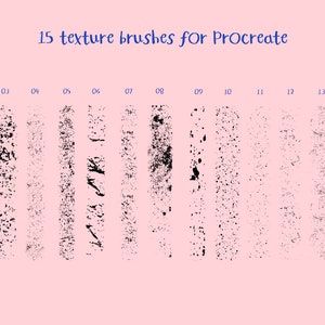 Texture Brushes for Procreate Shader Brush Procreate Paint - Etsy
