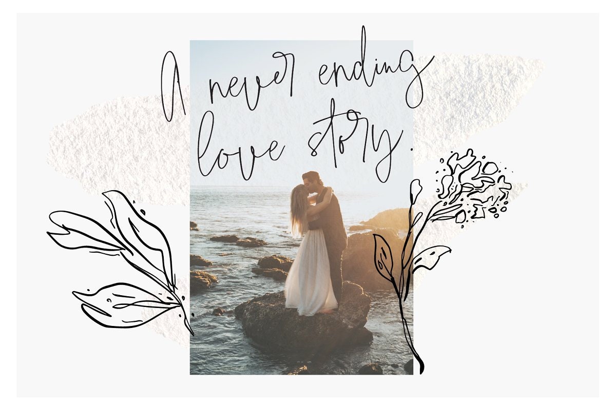 Southern Love Signature Script Font Calligraphy Font | Etsy