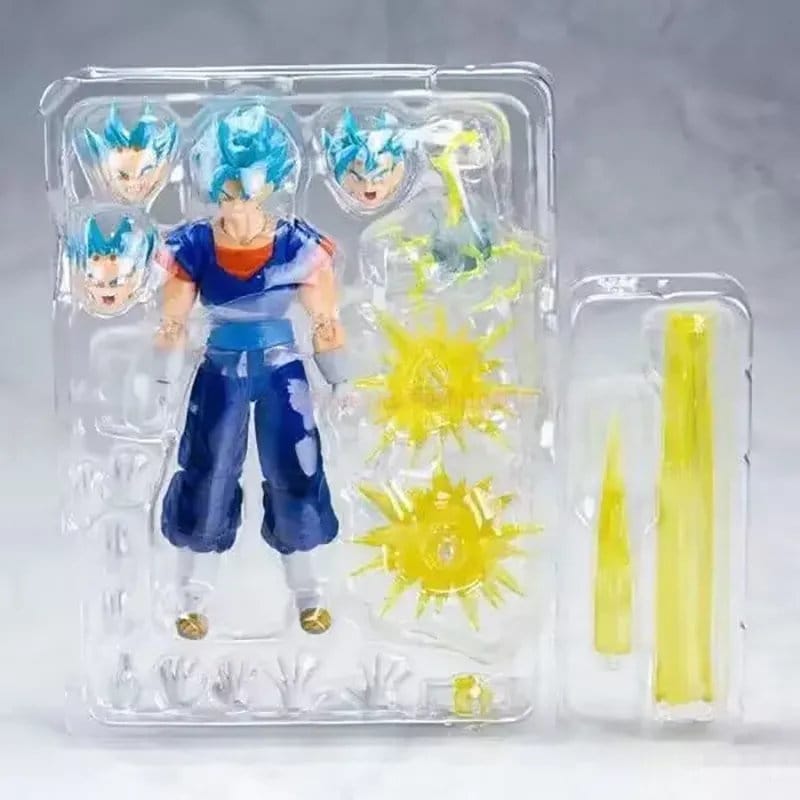Vegito Figure, Dragon Ball Super Saiyan Blue Figurines, Anime Cartoon ...