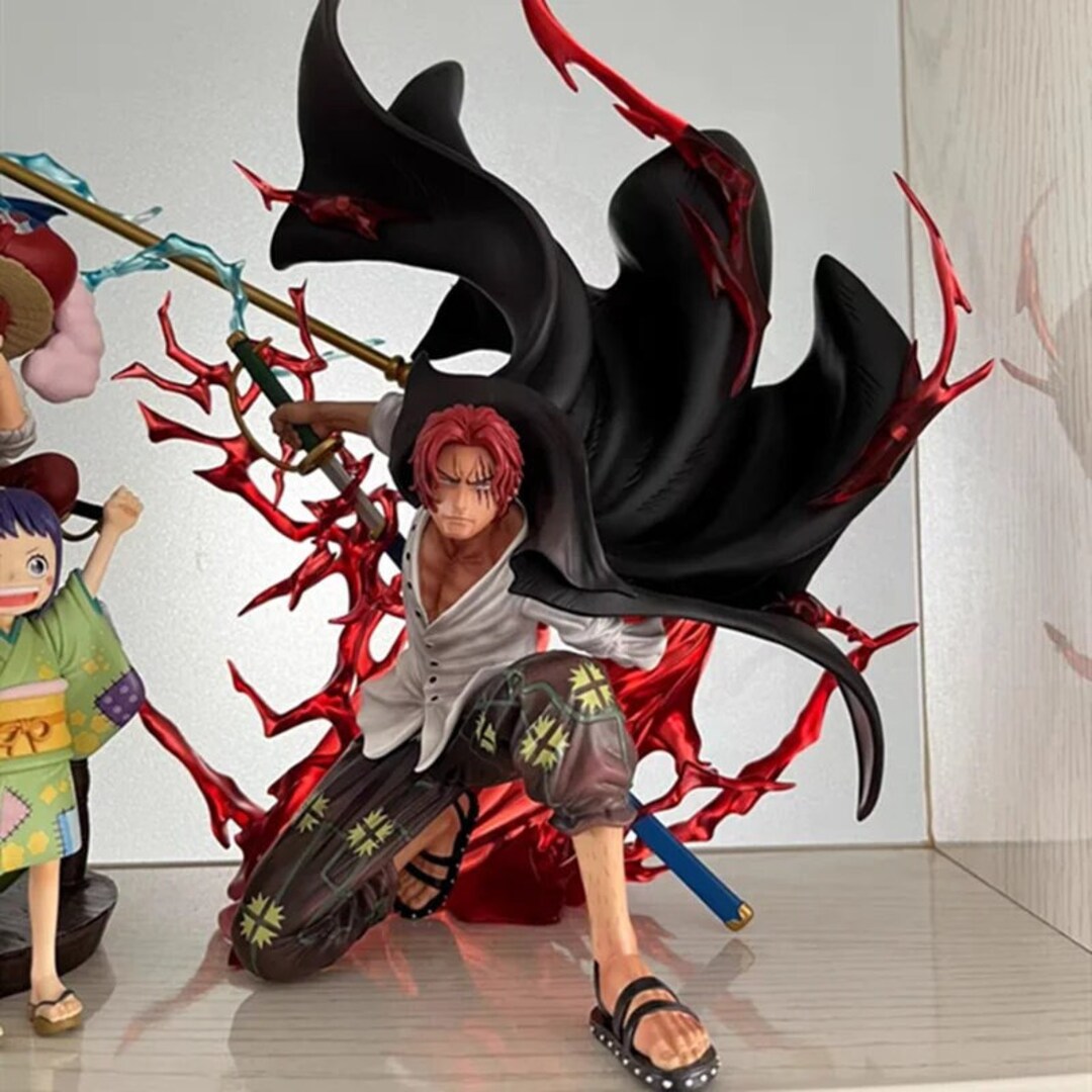 Red-haired Shanks Figure, One Piece Yonko Four Emperors Anime Figurines ...