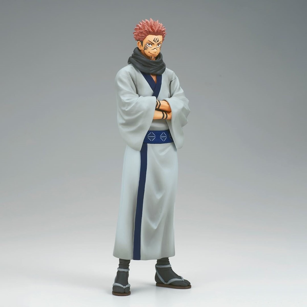 Ryomen Sukuna Figurine, Jujutsu Kaisen Two Faced King of Curses Figure ...