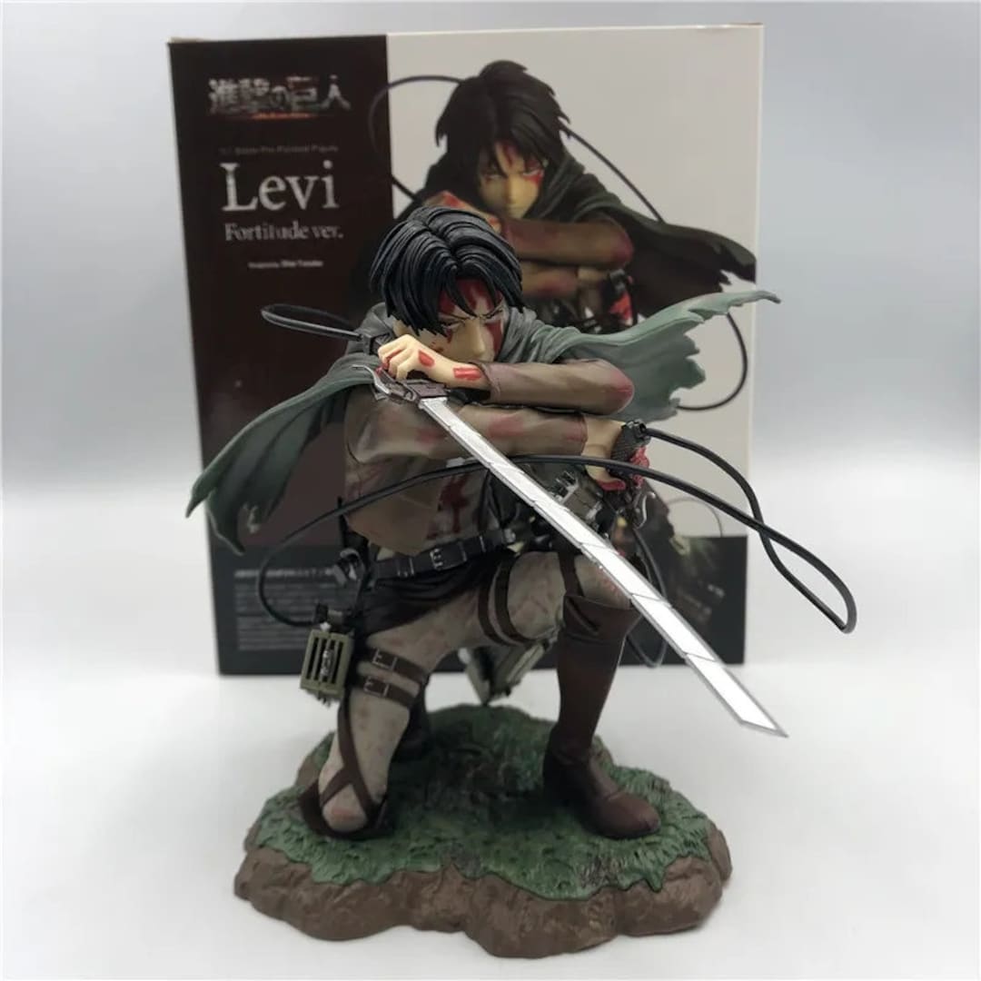 Attack on Titan Figurine Levi Ackerman Anime Action - Etsy