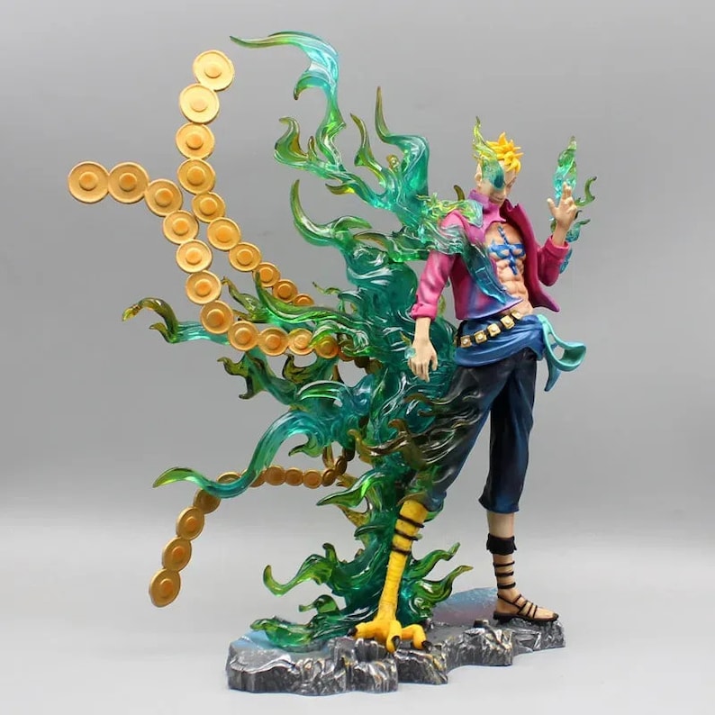 Marco the Phoenix Figure, One Piece Figurines White Beard Pirates ...