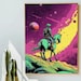 Vintage Wall Art, Retro Sci Fi, Space Vintage Cosmic Art Deco Cowboys ...