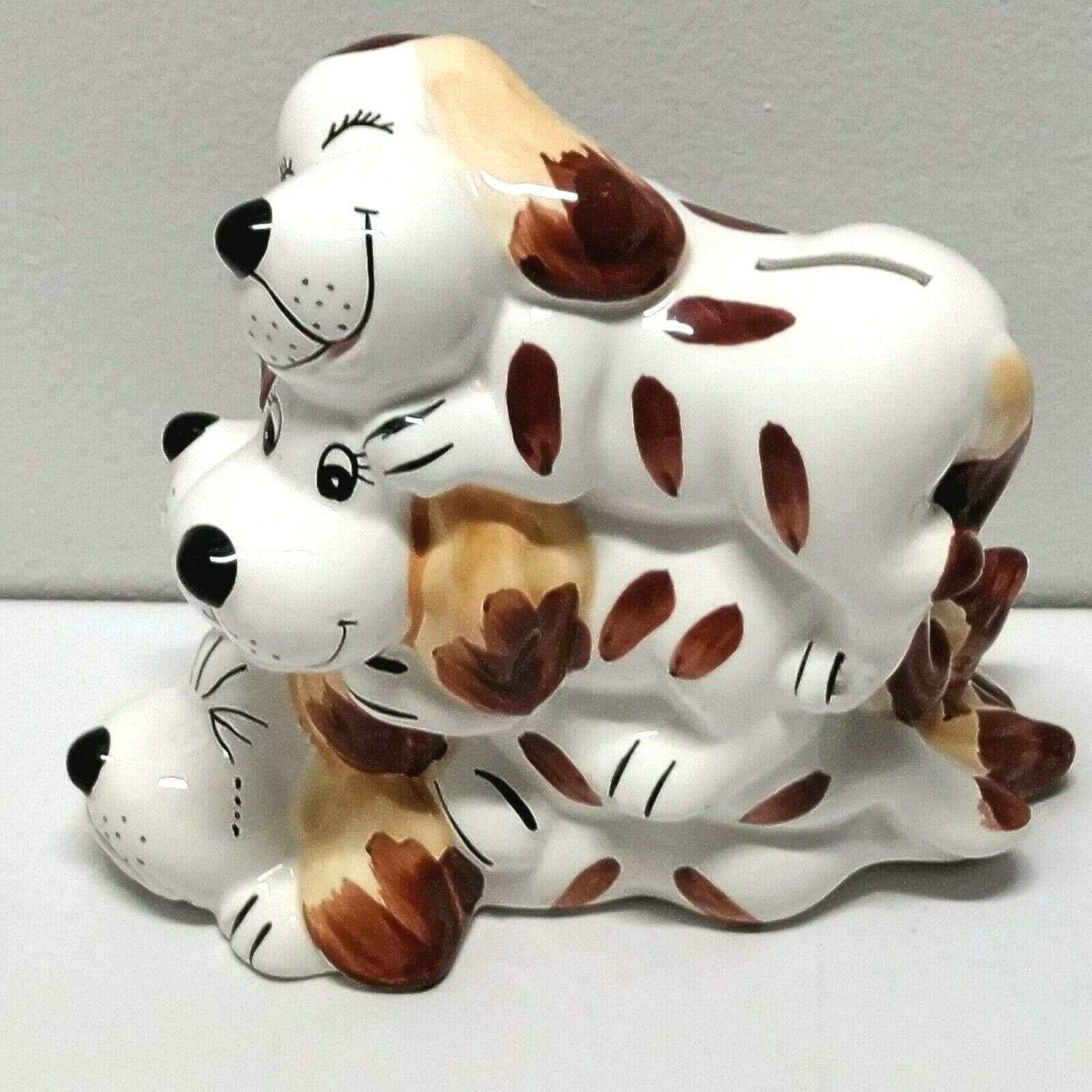 Vintage Dog Puppy Shape Ceramic Coin Money "piggy" Bank Cavalier or ...