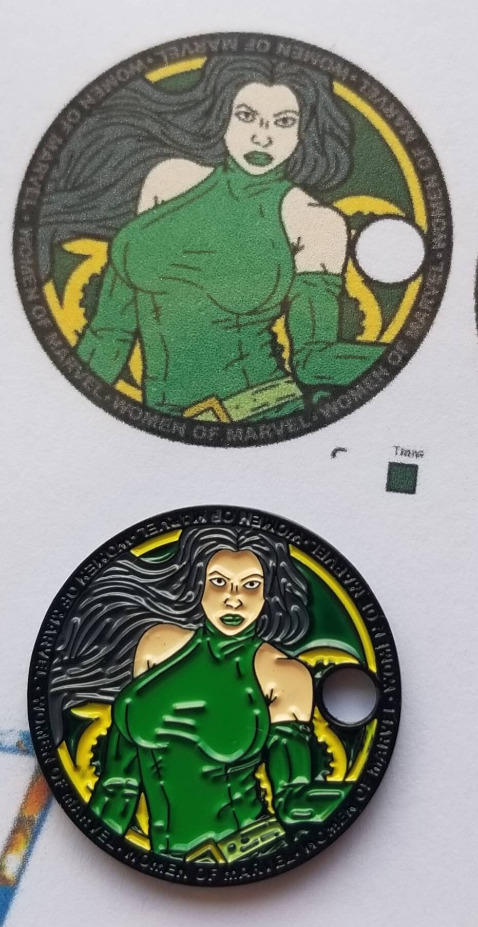 Women of MARVEL & Women of DC Comics Pathtag Set of 7 Collectible ...