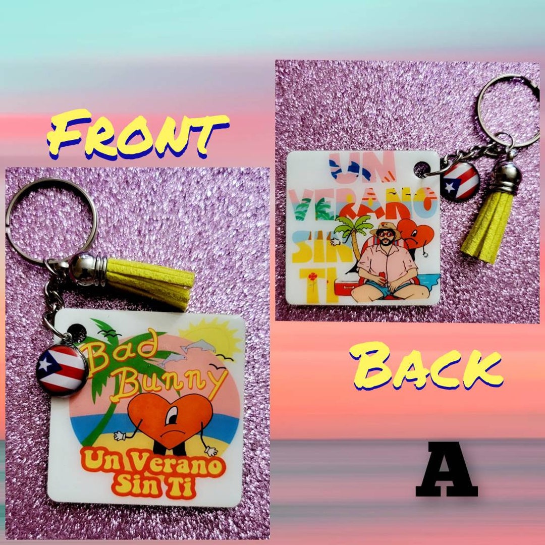 Bad Bunny Keychains - Etsy
