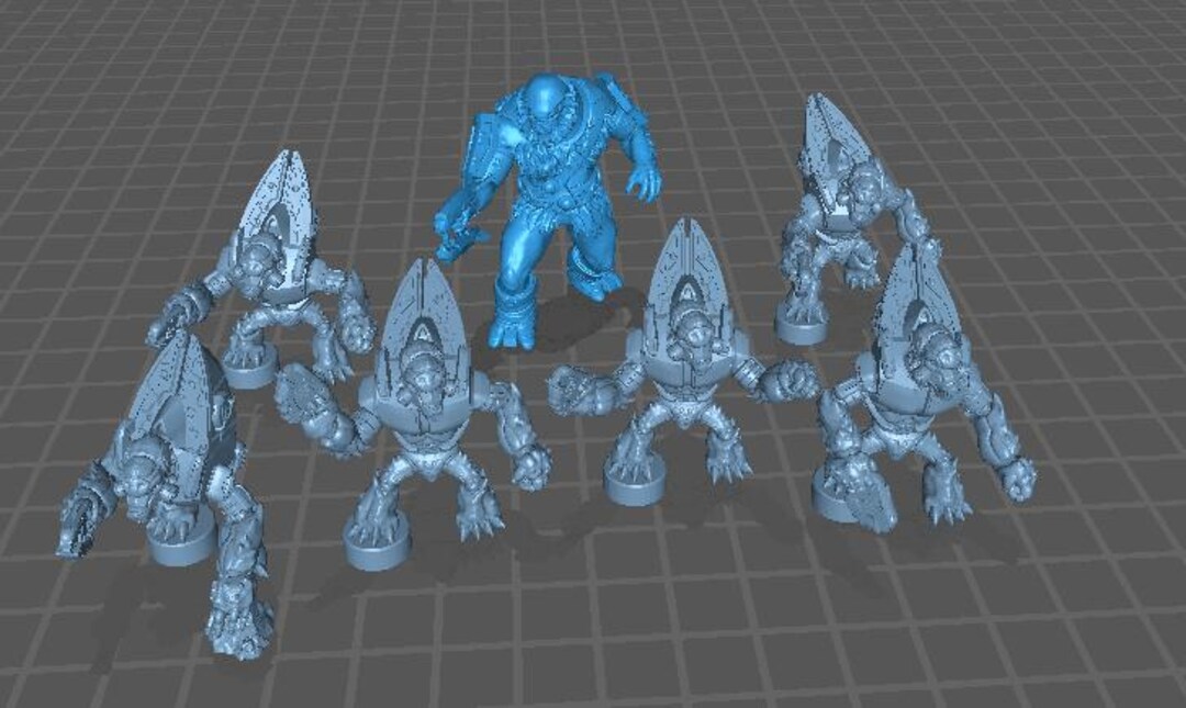 Halo Brute-grunt Heavy Squad 28mm Scale - Etsy Australia