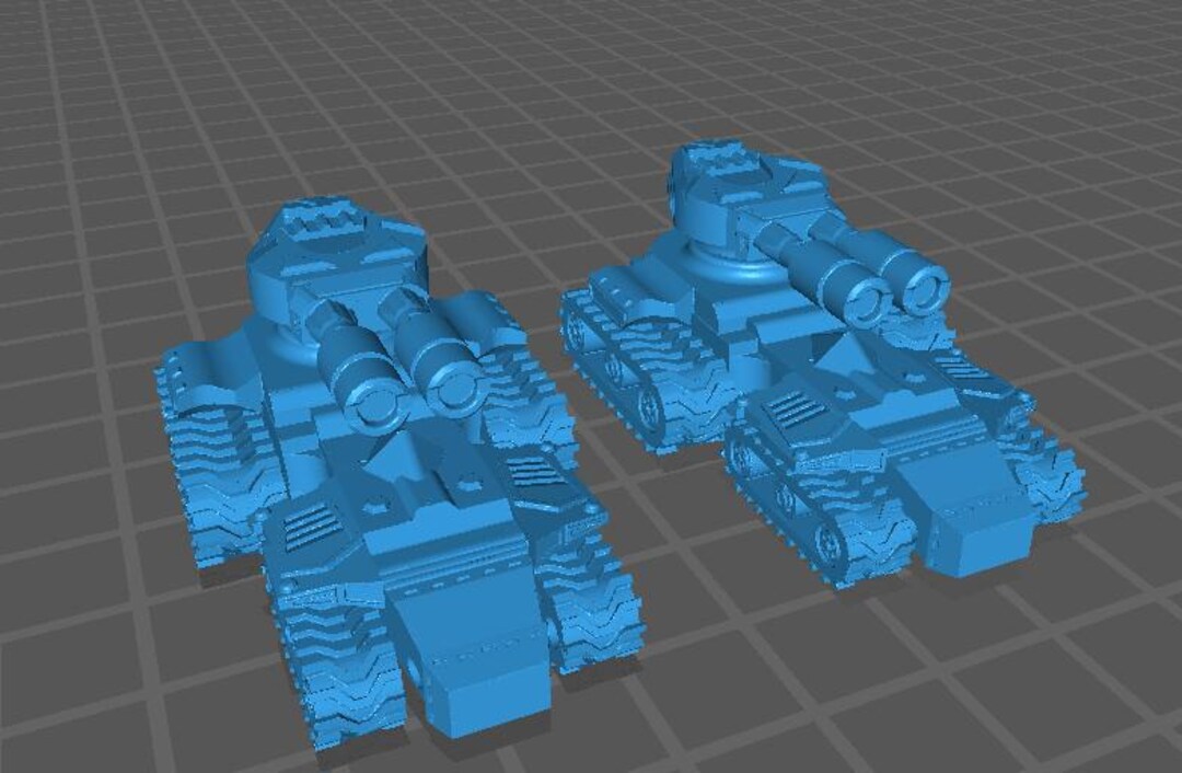 Starcraft Siege Tank Squad of 2 28mm Scale - Etsy