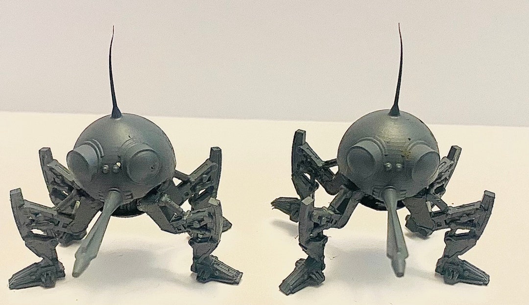 Dwarf Spider Robot Legion Scale With Base, Squad of 2 - Etsy