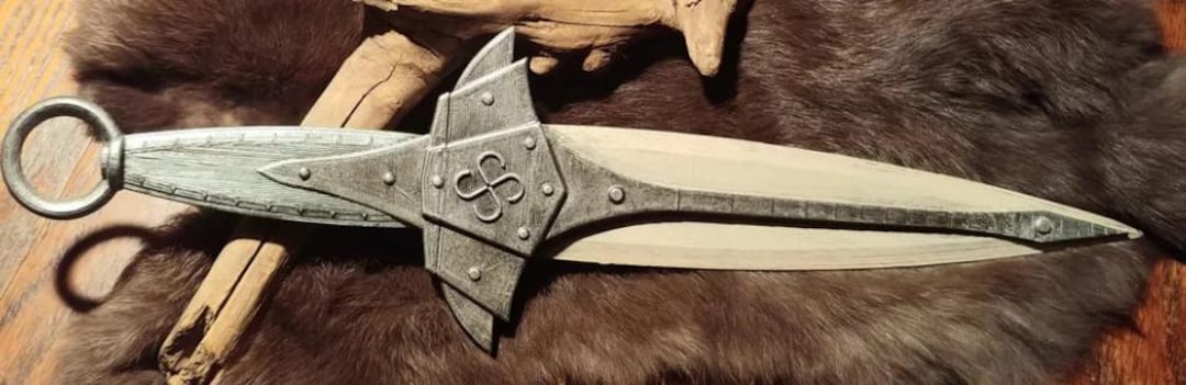 Skyrim Dragonbone Dagger 1:1 Scale - Etsy
